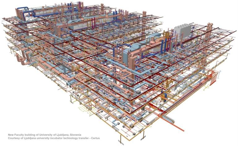 MEP Modeler 2D & 3D CAD technical design By GRAPHISOFT Italia