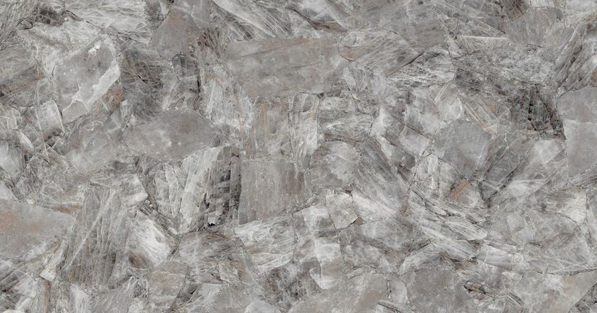 Porcelain stoneware wall/floor tiles with marble effect GREY QUARTZ ...
