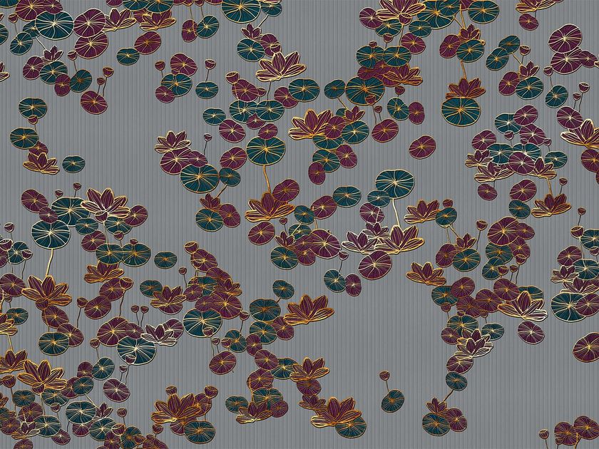 GREY STITCH Papel pintado By Skinwall