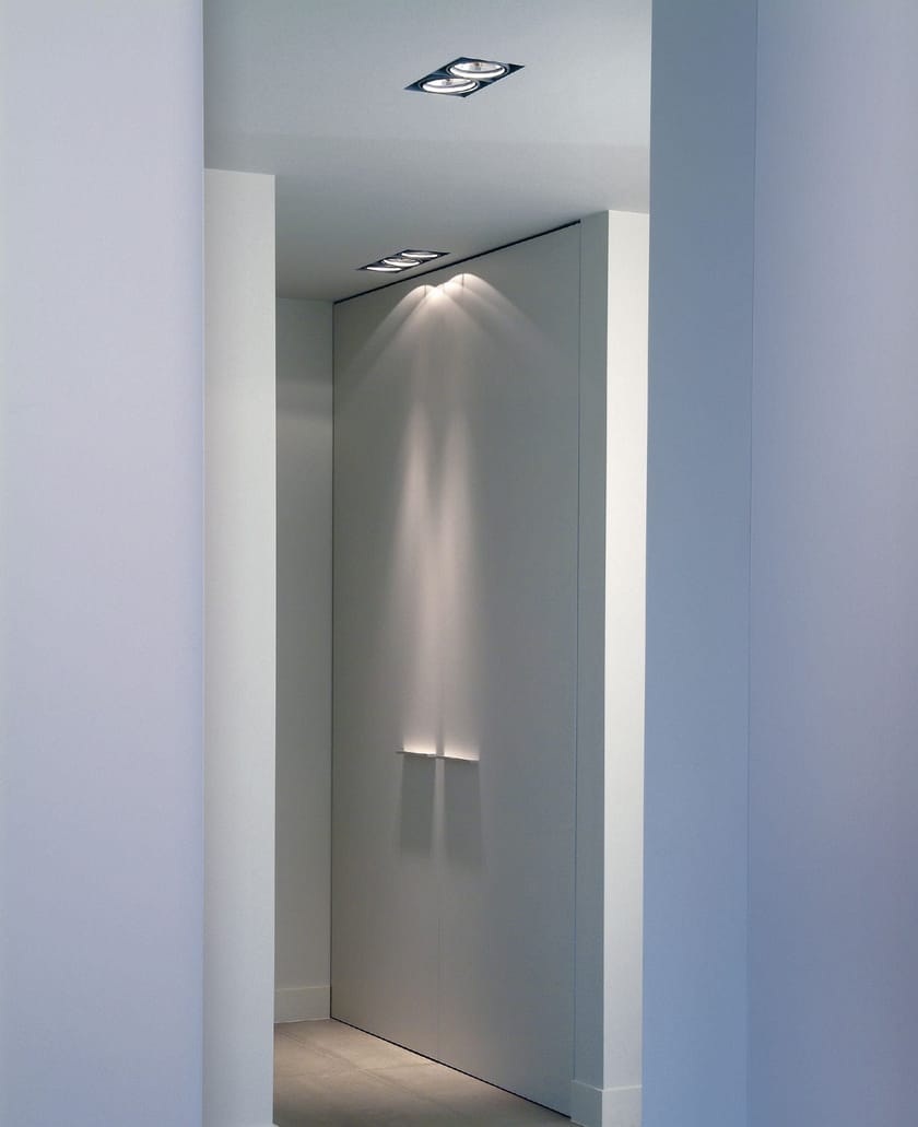 GRID IN TRIMLESS | Square spotlight Recessed adjustable square ...