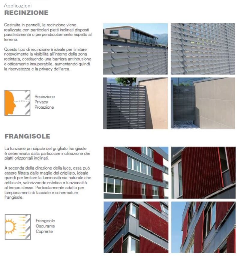 WALL A FILO Screening steel Fence By GRIDIRON GRIGLIATI