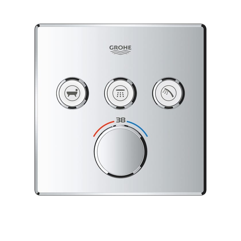 Miscelatore termostatico a 3 vie GROHTHERM SMARTCONTROL | Miscelatore ...