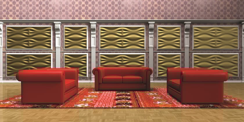 Panel de pared 3D GROUND By Decor diseño Italo Pertichini