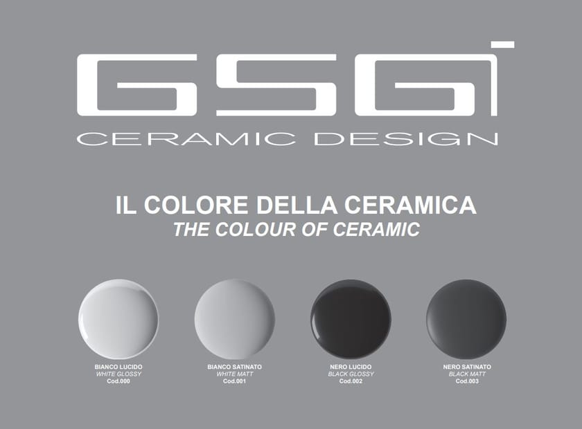TIME 75 CM Lavabo in ceramica By GSG Ceramic Design