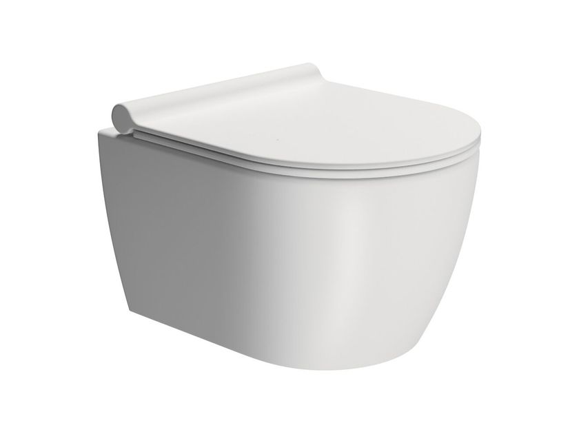 COLOR ELEMENTS 46X35 Contemporary style wall-hung ceramic toilet By GSI ...