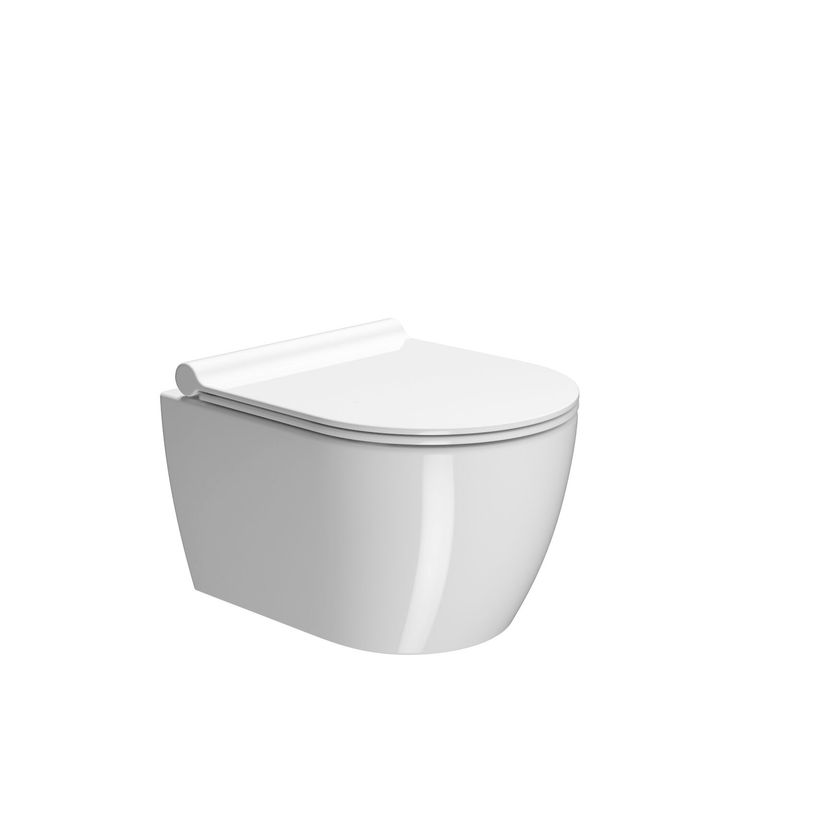 PURA 55/F | Wall-hung toilet Contemporary style wall-hung ceramic ...