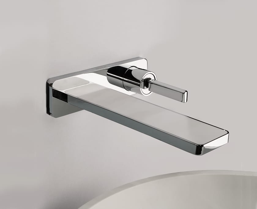 GZERO Wall-mounted single handle washbasin mixer By GUGLIELMI RUBINETTERIE