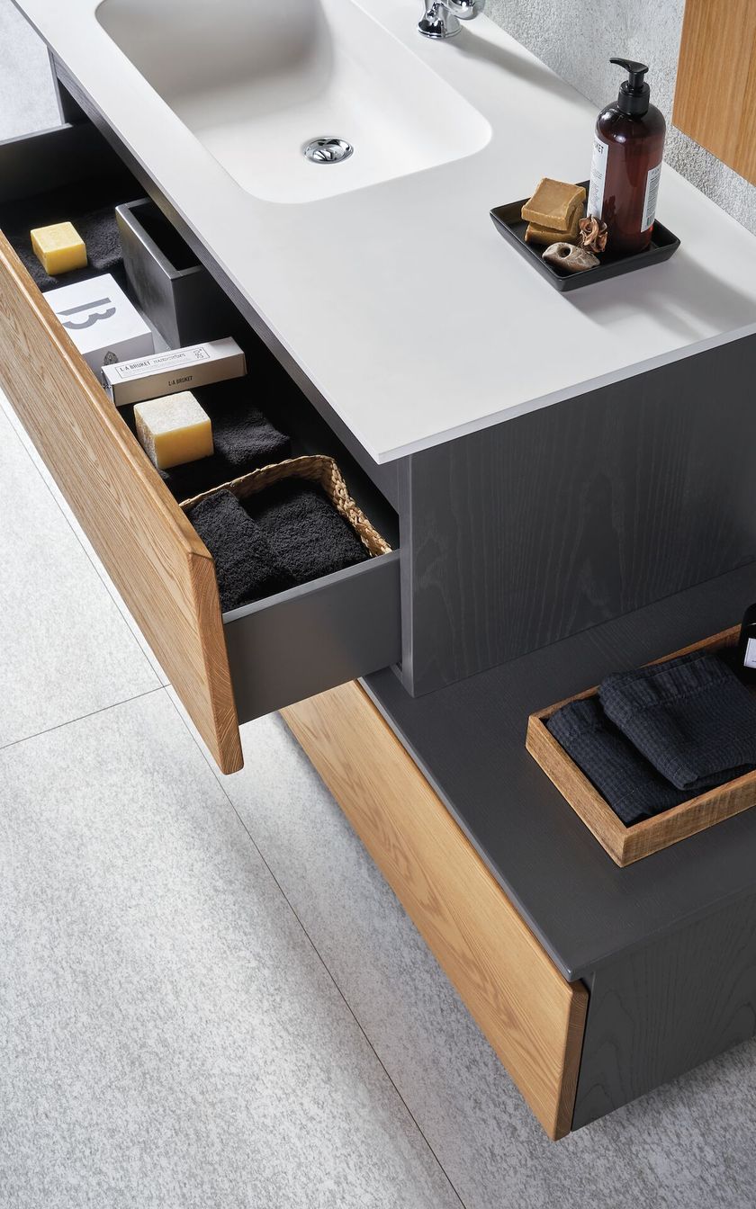 MOOD 2 Bathroom furniture set By Gaia Mobili