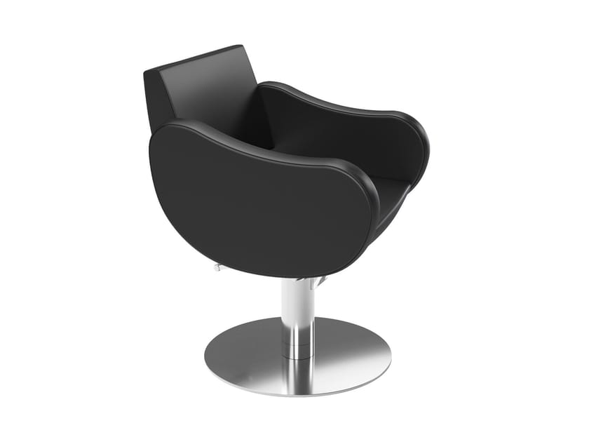 FIFTIES SUPERSILVER BLACK Hairdresser chair By Gamma & Bross