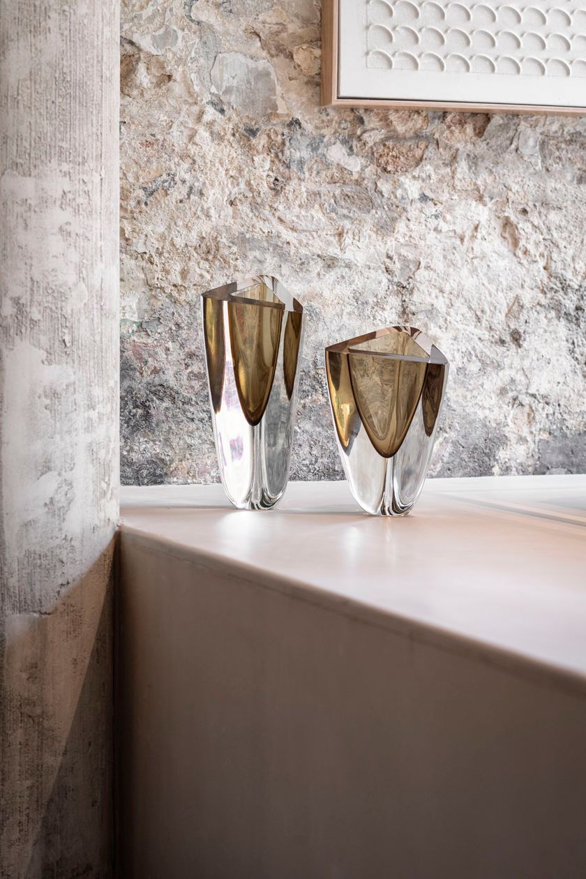 VASE TRIANGLE Vaso in vetro By Gardeco Objects | design Seguso family ...