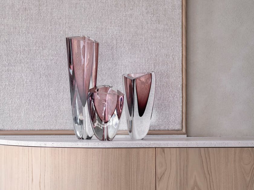 VASE TRIANGLE Glass vase By Gardeco Objects | design Seguso family - Cá ...