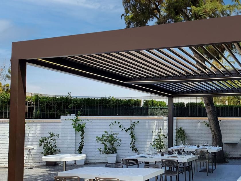 Pergola bioclimatica in alluminio CLIMATIKA PLUS - Gaviota - Edilportale