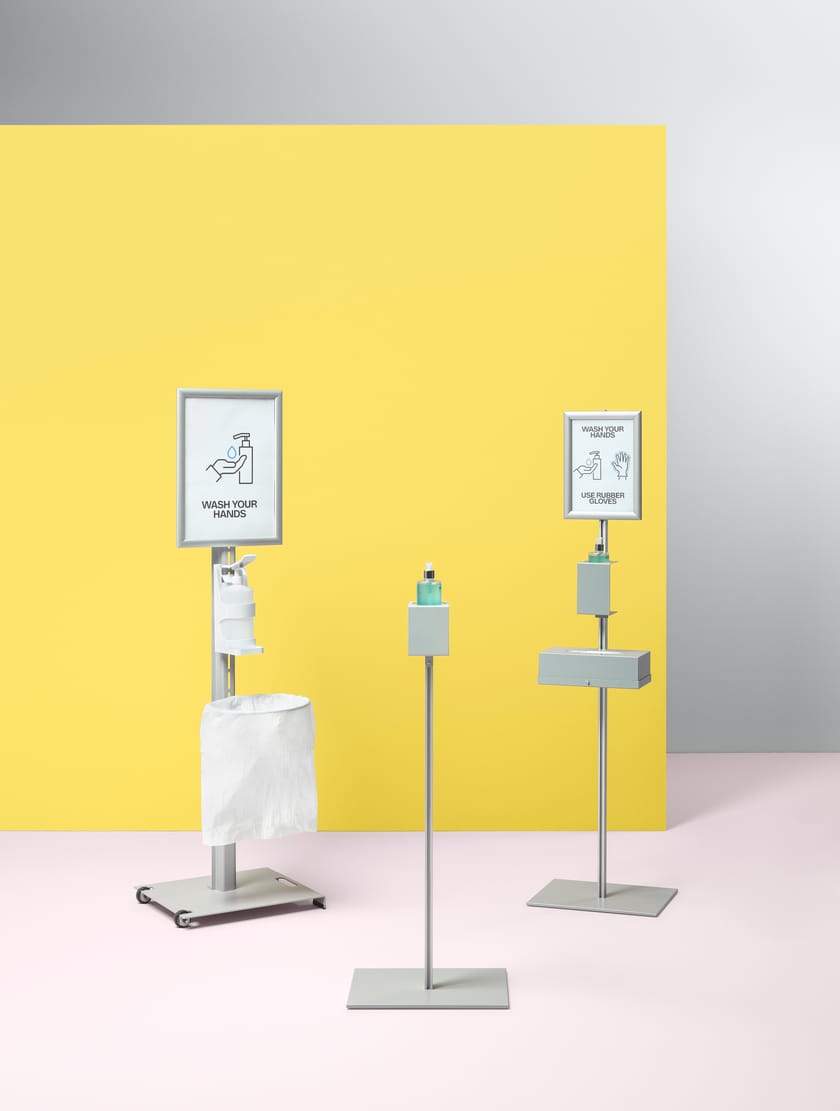 Hand sanitizing gel Gel support By Made Design