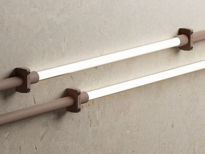 LINE CORTEN Linear lighting profile By Genuit