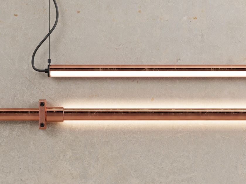 SKYNE COPPER Linear lighting profile By Genuit