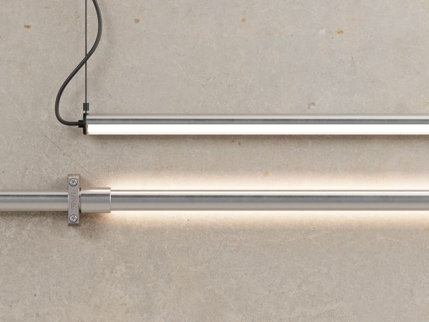 SKYNE SILVER Linear lighting profile By Genuit