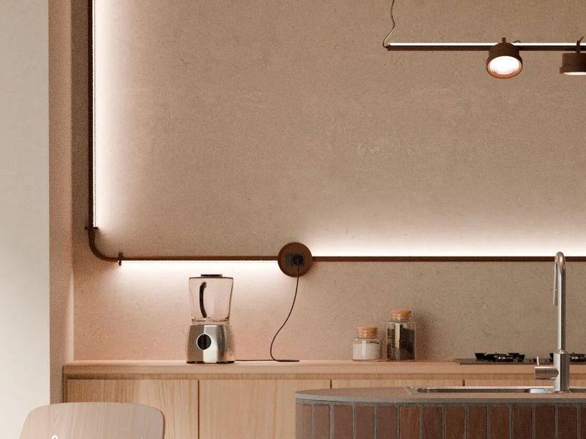SKYNE CORTEN Linear lighting profile By Genuit