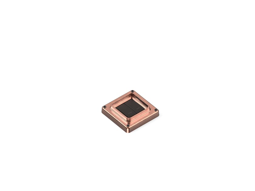 WALLPLATE COPPER Switch plate By Genuit