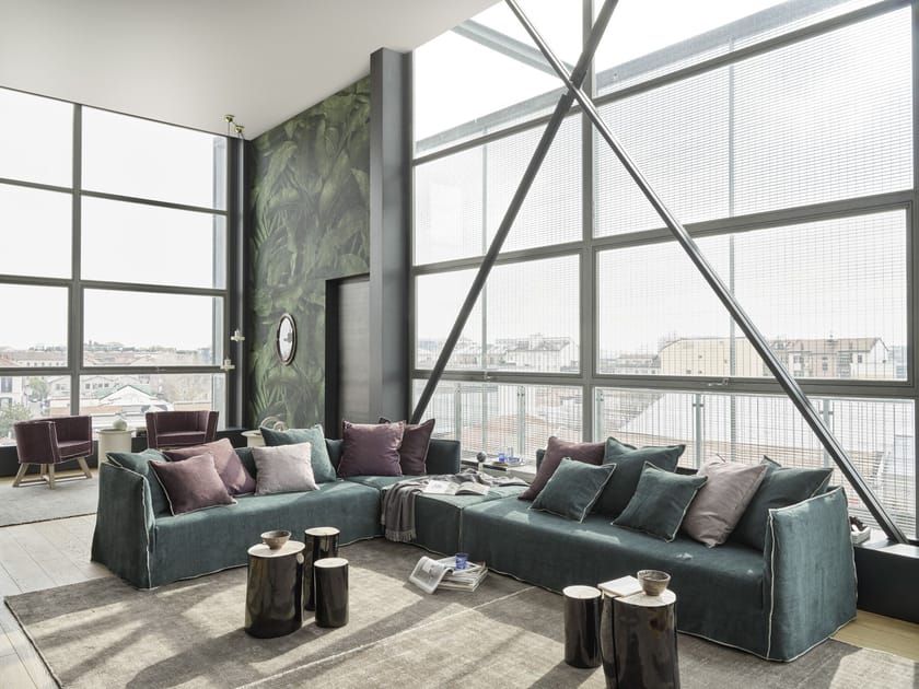 LOG Round low coffee table for living room By Gervasoni | design Paola ...