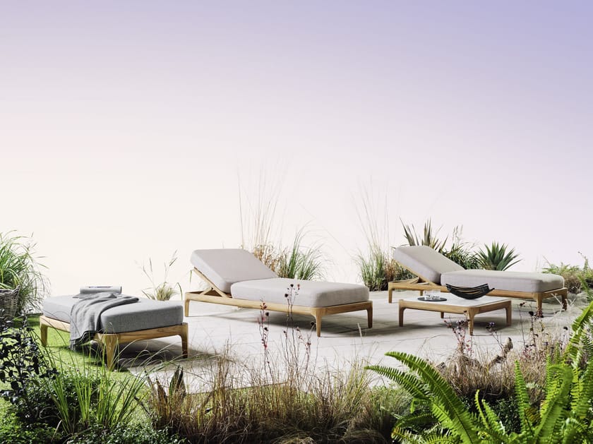 MEDITERRANEO 81 Sun lounger By Gervasoni