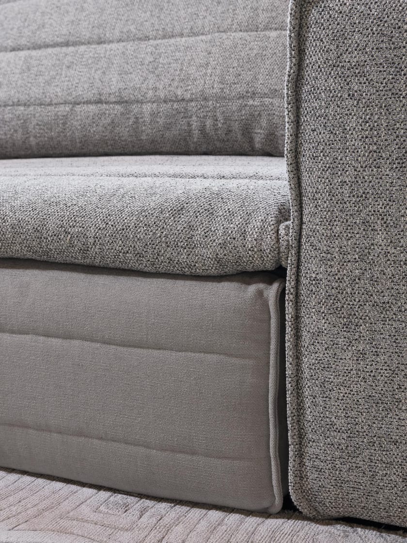 SAMET HIGH A 4 seater corner fabric sofa By Gervasoni