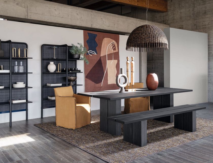 YAKU Wooden bench By Gervasoni | design Gabriele & Oscar Buratti
