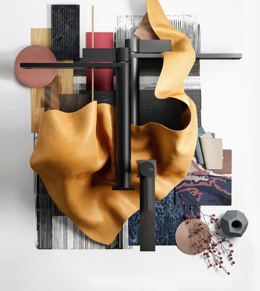 INVERSO RIGATO 73502 Washbasin tap By Gessi