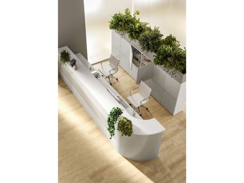 OFFICETIME Reception desk By Giessegi