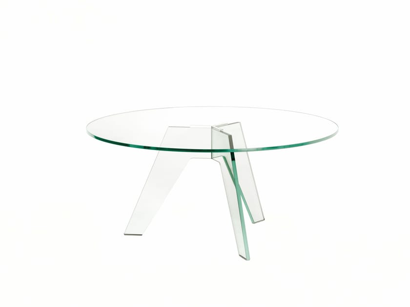 CRYSTAL TABLE Table By Glas Italia