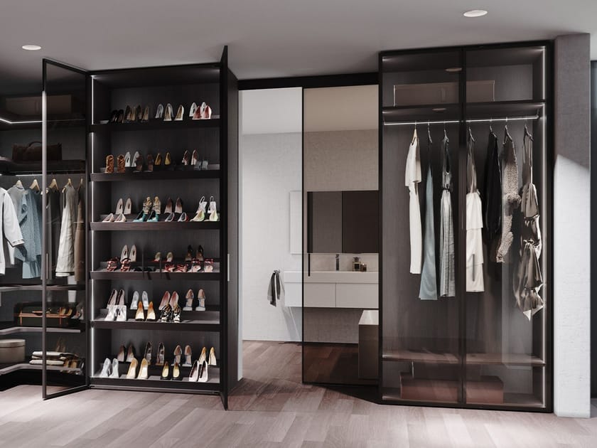 Glass and aluminium cabinet door By raumplus