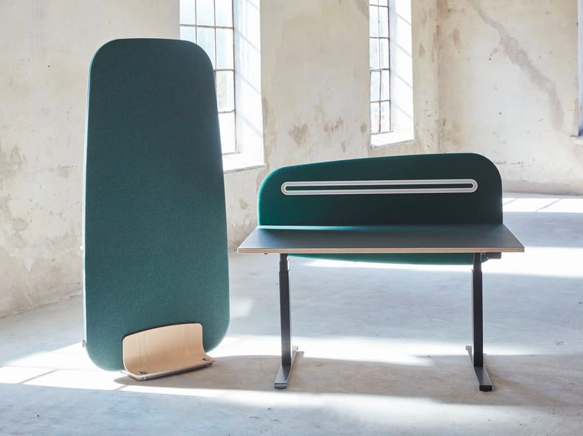 SILUETT desk screen Pannello divisorio da scrivania fonoassorbente By ...