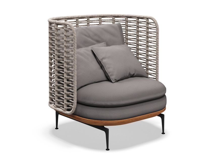 MISTRAL Garden armchair By Gloster