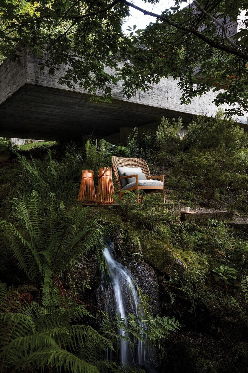 RAY Teak lantern By Gloster