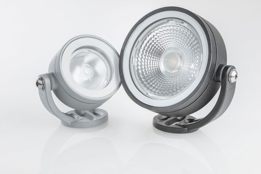 CLOCK LED adjustable aluminium Outdoor floodlight By Goccia Illuminazione