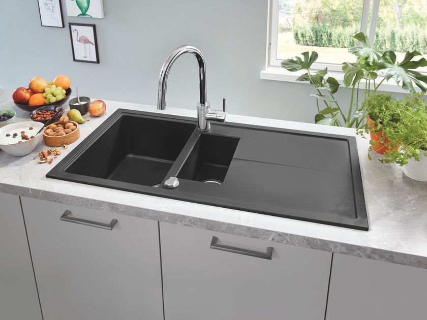 CONCETTO Countertop 1 hole kitchen mixer tap with swivel spout By Grohe