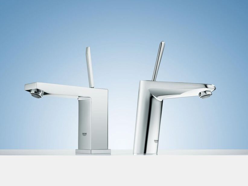 EURODISC JOY Countertop single handle washbasin tap with pop up waste ...