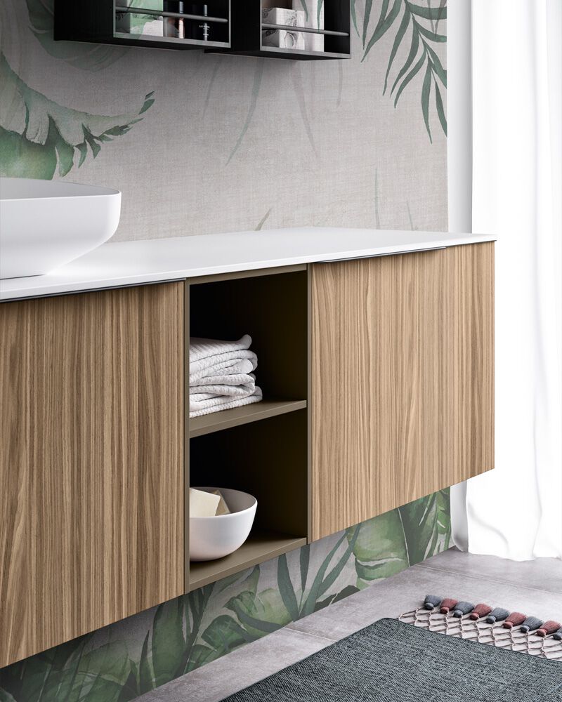 ELITE ELI04 Wall-mounted vanity unit By Gruppo Geromin