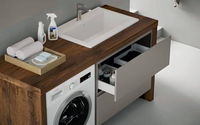 STORE STO14 Laundry room cabinet for washing machine By Gruppo Geromin