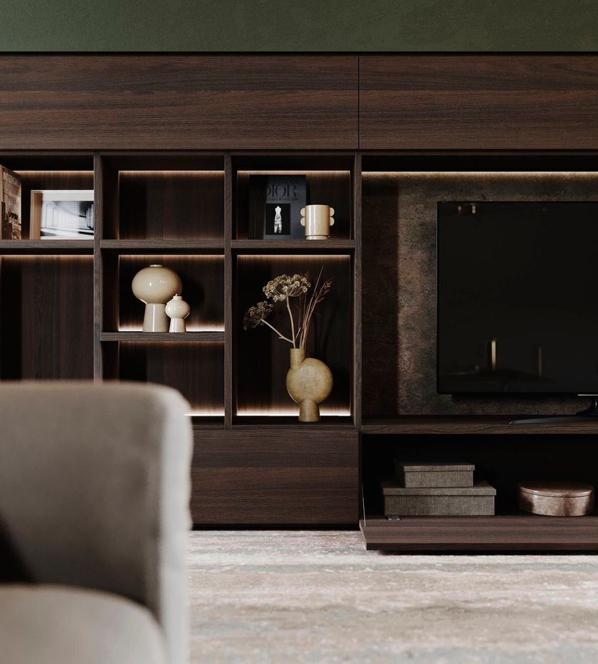 HOUSE OF ELECTRIC GUITAR Bookcase By Guzzini & Fontana