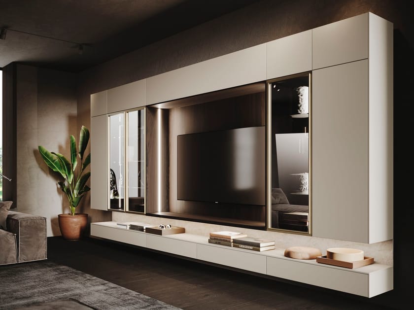 HOUSE OF HORN Storage wall By Guzzini & Fontana