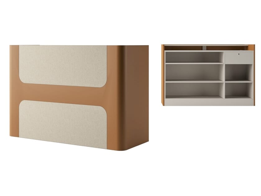 H DESK reception desk By Gamma & Bross