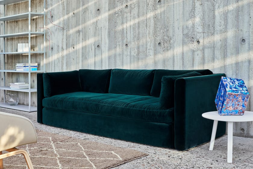 HACKNEY Canapé 3 places en tissu By Hay