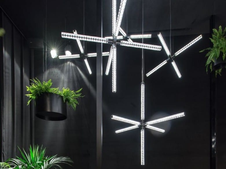 LED chandelier with Swarovski® Crystals HANABI By Manooi