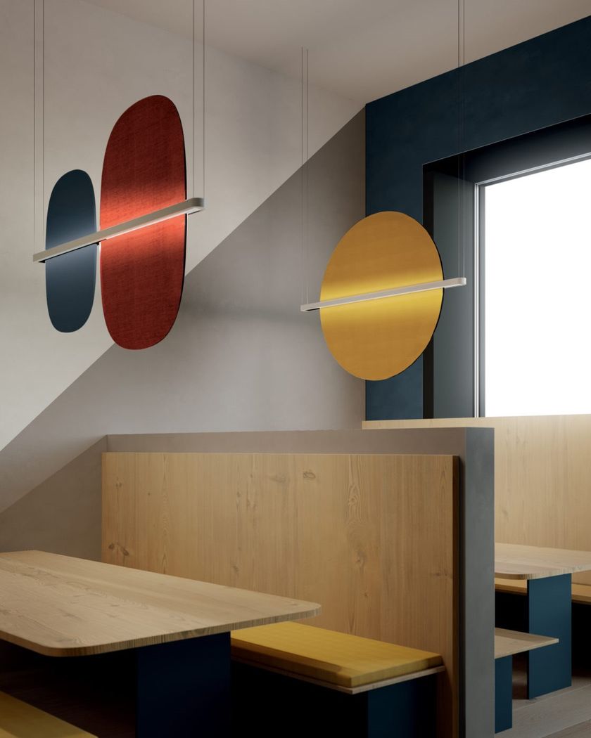 HANG OUT DOUBLE LED pendant lamp By PENTA | design BrogliatoTraverso