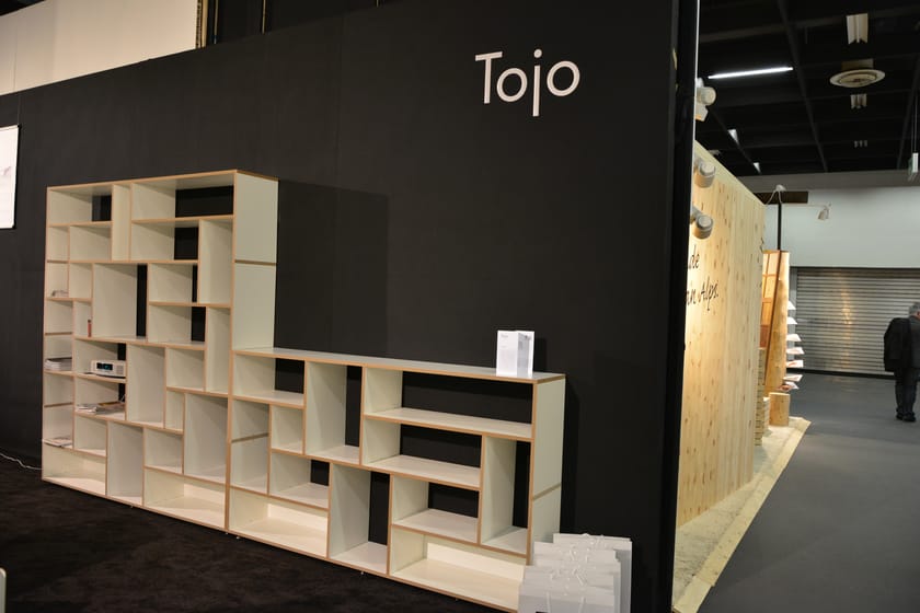 Open modular MDF bookcase HANIBAL By Tojo Möbel design FLOID Product Design