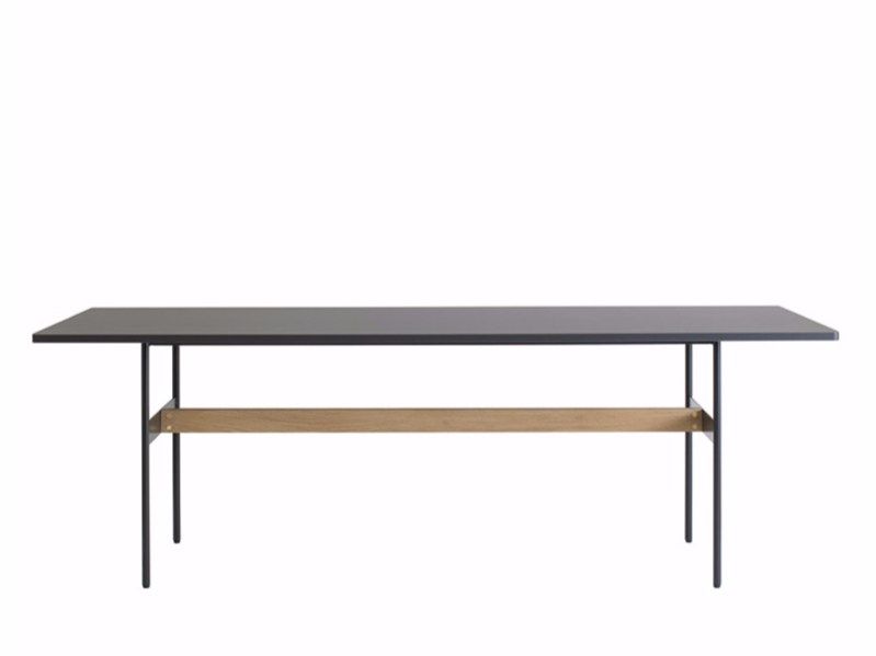 Rectangular wood-product dining table HANNA By ASPLUND design Thomas ...