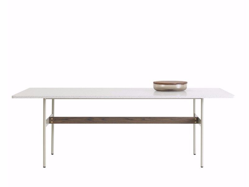 Rectangular wood-product dining table HANNA By ASPLUND design Thomas ...