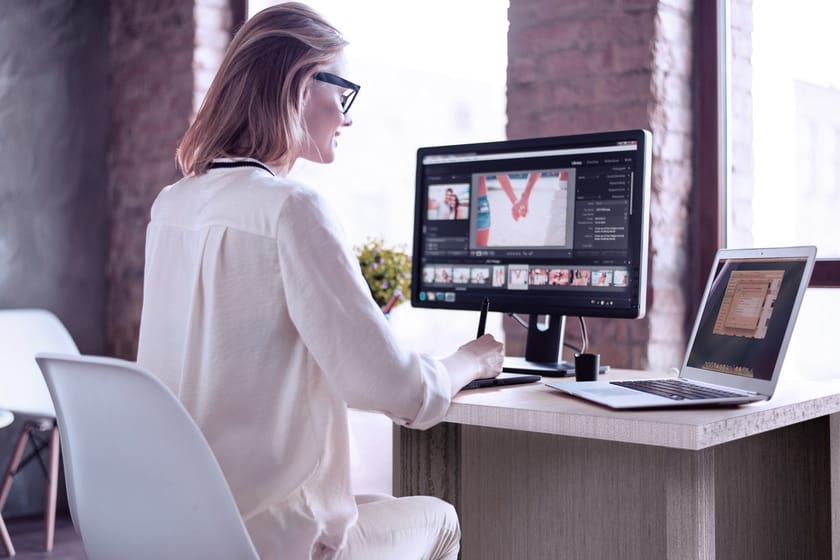 Resealable wooden desk HAPPY WORK By Elitable