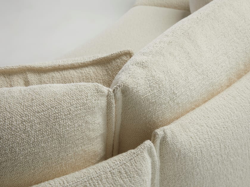 HEARTH CLASSIC | Curved sofa 3 seater curved fabric sofa By Ross Gardam