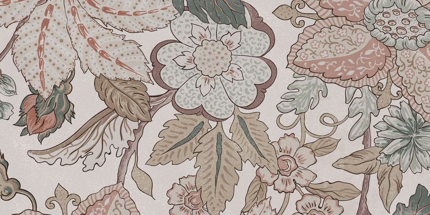 Panoramic wallpaper with floral pattern HEATHER 2020 Collection By ...